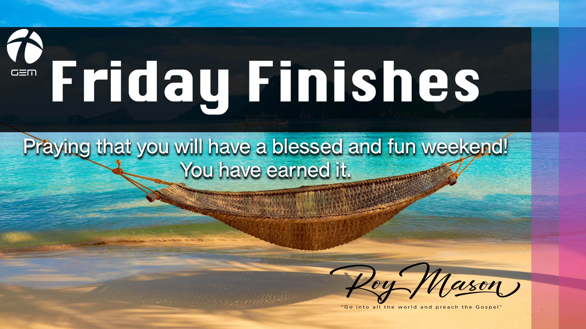 Friday Finishes - July 1 | GEM